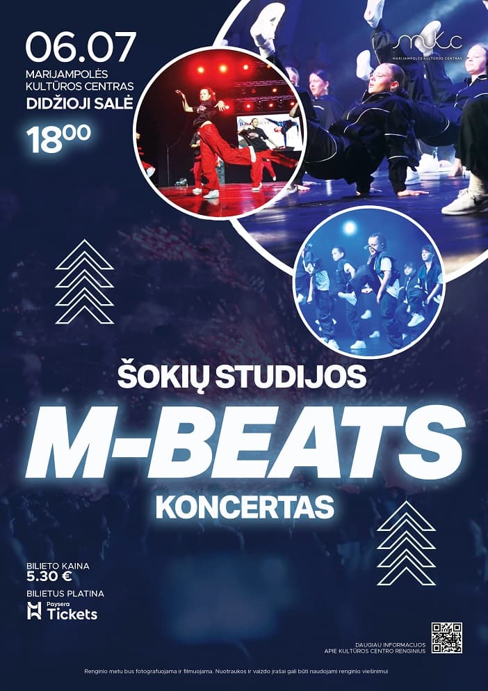 ŠOKIŲ STUDIJOS „M-BEATS“ KONCERTAS | tickets.paysera.com