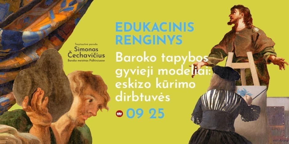Baroko tapybos gyvieji modeliai: eskizo kūrimo dirbtuvės | tickets.paysera.com