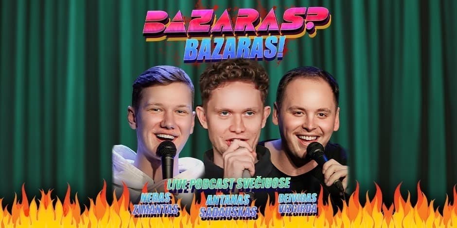 Live tinklalaidė "Bazaras? Bazaras" | tickets.paysera.com