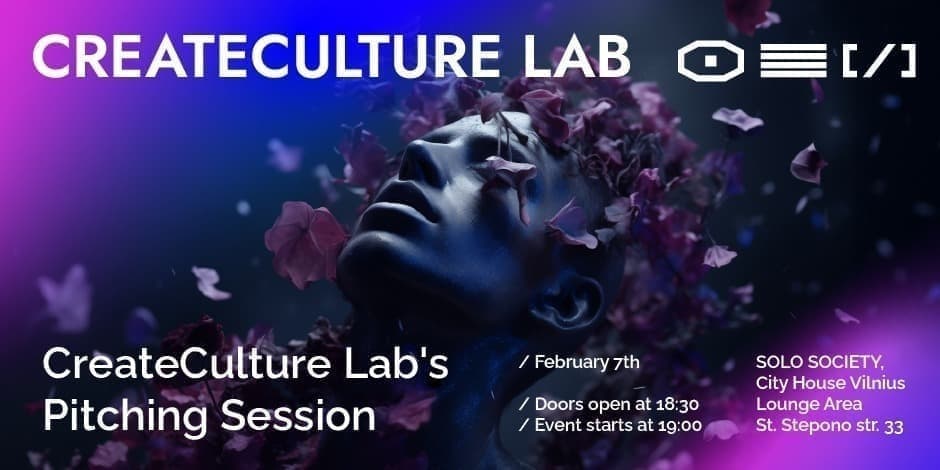 CreateCulture Lab: Final Pitching Session | tickets.paysera.com